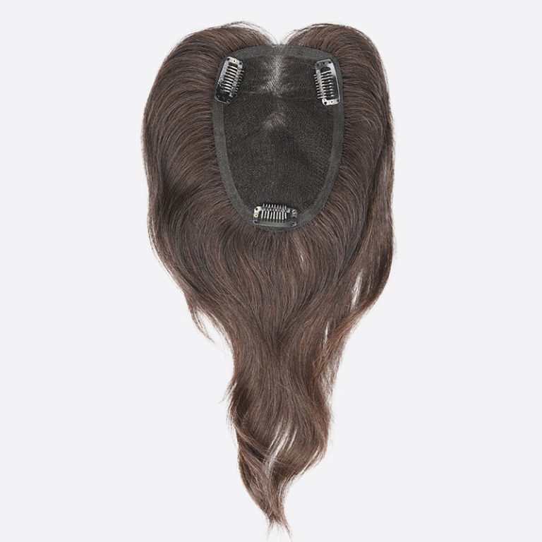 Clip In Human Hair Topper | Lace Top Hair Topper | Bono Hair