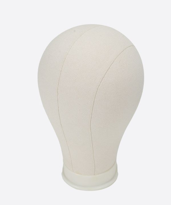 Canvas Wig Head with Stand | Canvas Mannequin Head | Bono Hair