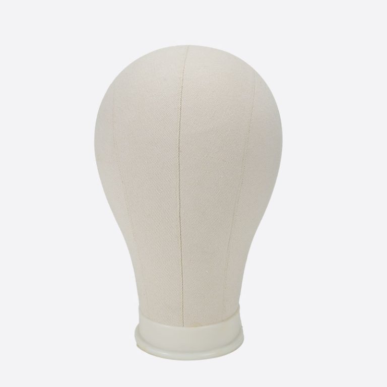 Canvas Wig Head with Stand | Canvas Mannequin Head | Bono Hair